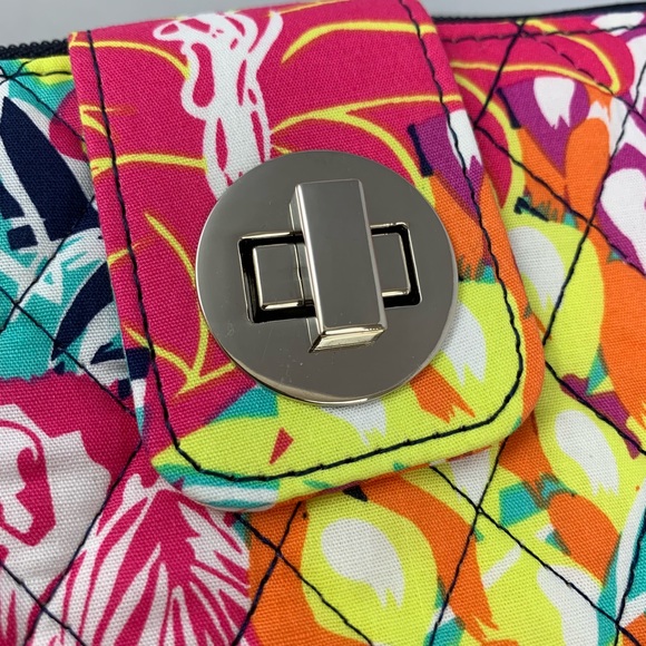 Bags | New Quilted Double Section Wallet With Twist Lock | Poshmark